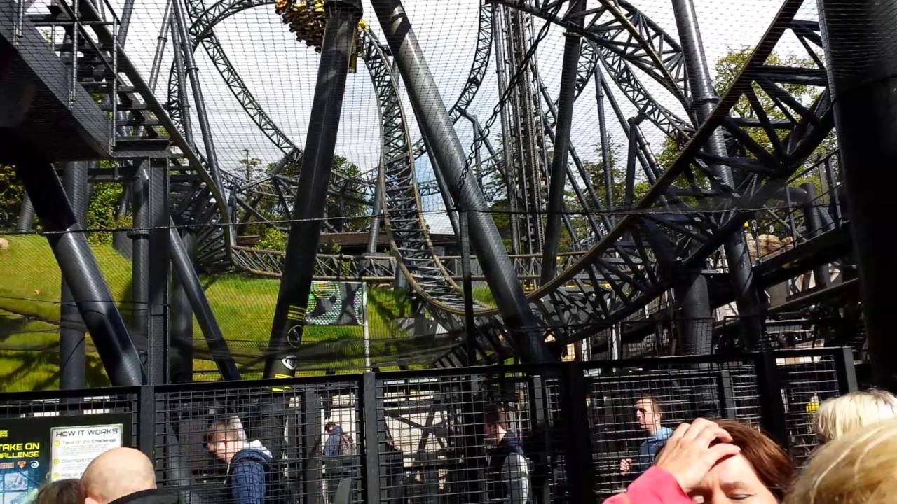 The Smiler Queue Line At Alton Towers - YouTube