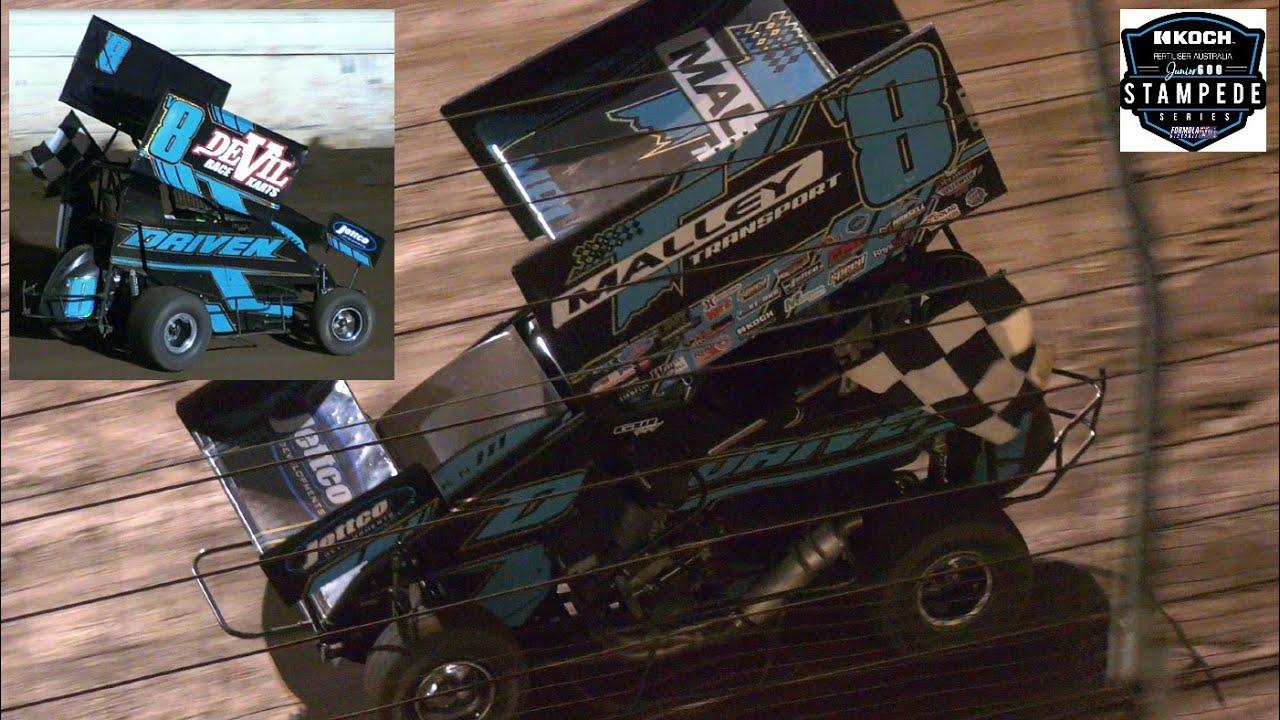 Junior Formula 500 A-Main Final Stampede Series Rnd 7 Laang Speedway 1 ...