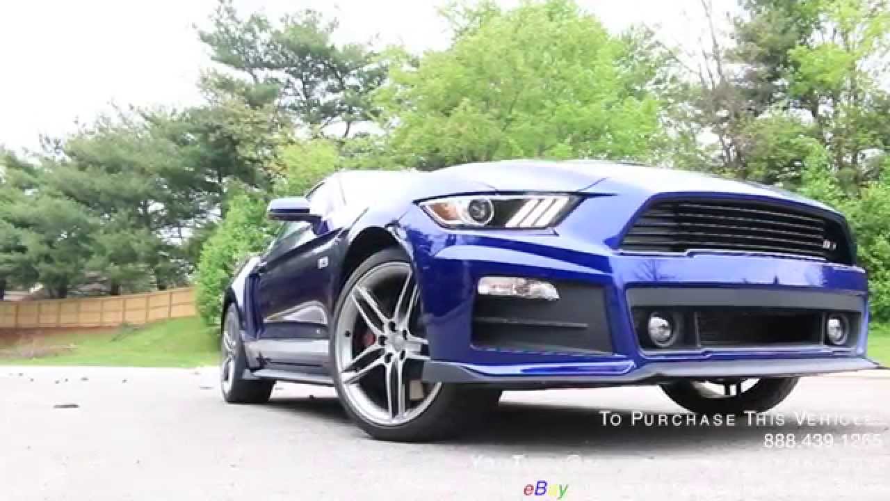 2015 Roush Stage 2 Fully Loaded Deep Impact Blue - YouTube
