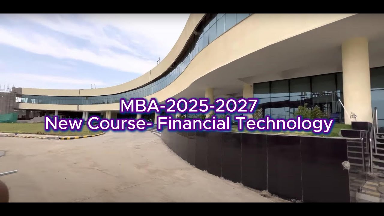 MBA from Amity *New Course- Financial Technology* *Fee Structure* - YouTube