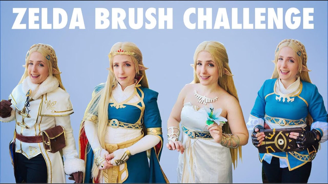 ZELDA - Breath of the Wild // Brush Challenge Cosplay Video - YouTube