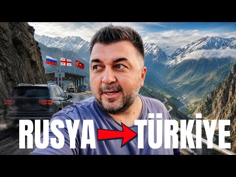 Rusya'dan İstanbul'a Arabayla 3 Günde! Kafkasya'da Sınır Sınır Uzun Yol Vlogu