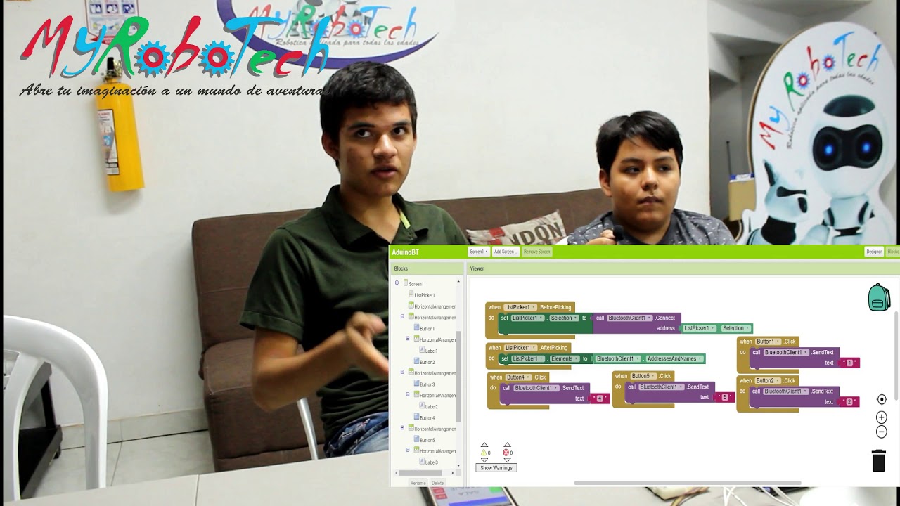 Desarrollo de APP y Programacion Bluetooth con ArduinoBlocks - YouTube