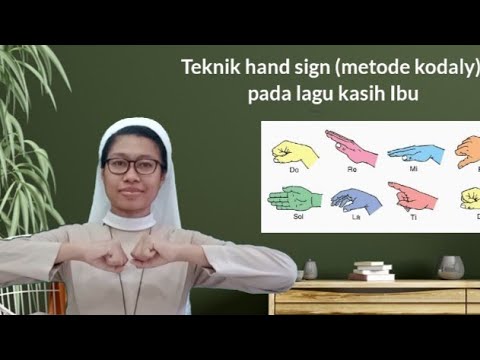 Teknik Hand Sign pada metode kodaly || Lagu Kasih Ibu|| PGSD_USD - YouTube