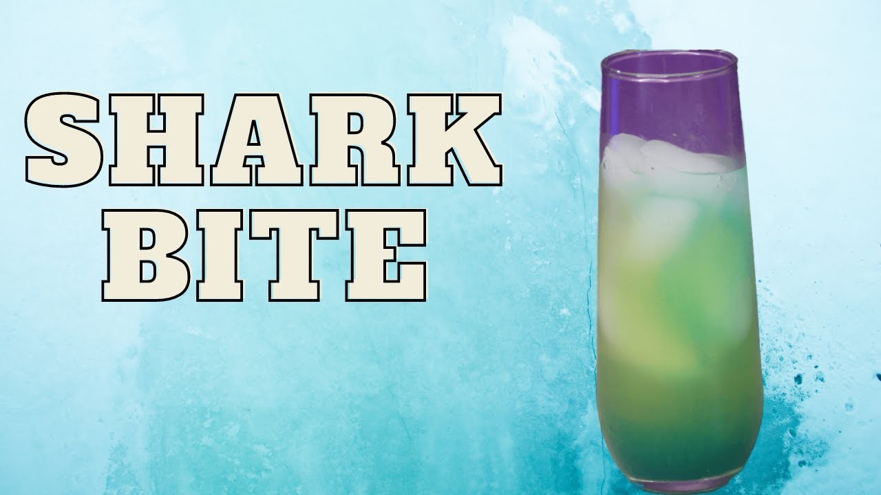 How To Make an Easy Shark Bite Cocktail - YouTube