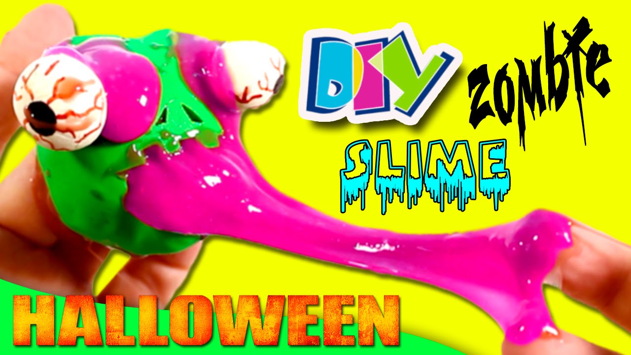 ZOMBIE SQUISHY que vomita SLIME * Juguete casero DIY HALLOWEEN - YouTube