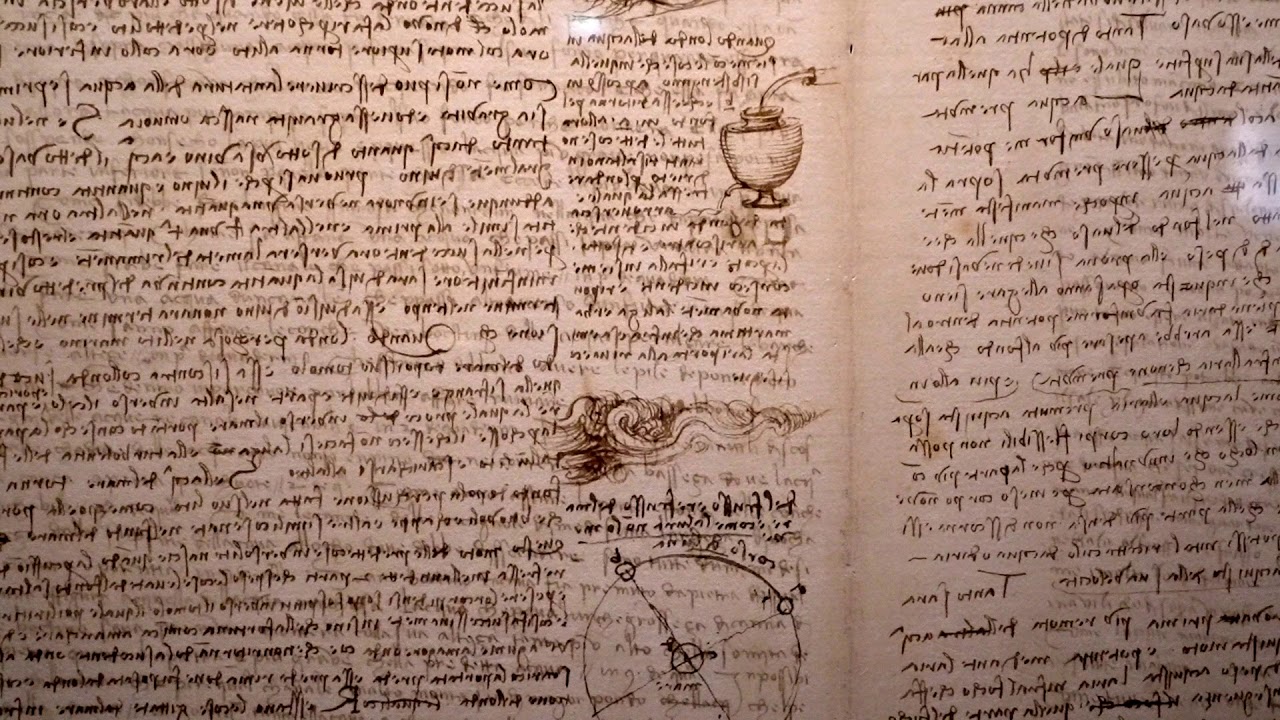 Leonardo da Vinci's Leicester Codex at the Uffizi - YouTube