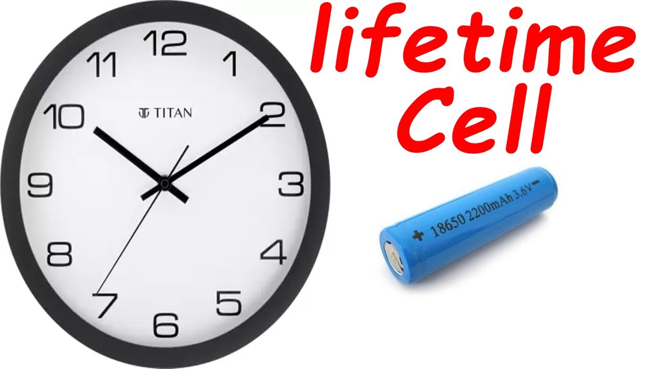 Life time wall clock battery - YouTube