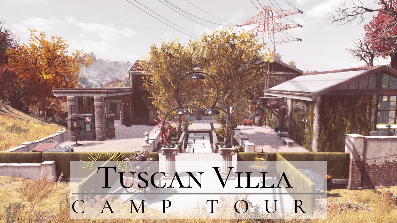 Tuscan Villa Sienna - Camp Build - YouTube