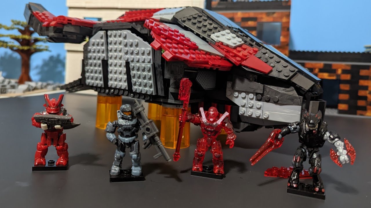 Banished Phantom Review (Halo Mega Construx MOC Diorama Review) Diorama ...