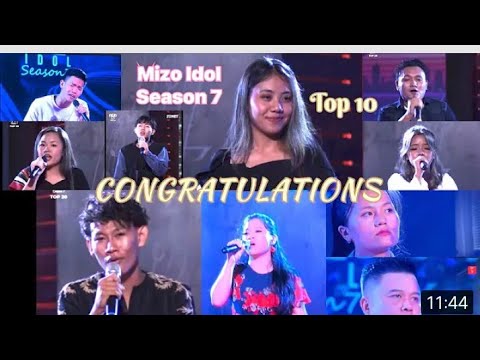 Mizo Idol Season 7 l Top 10 Tlingte - YouTube