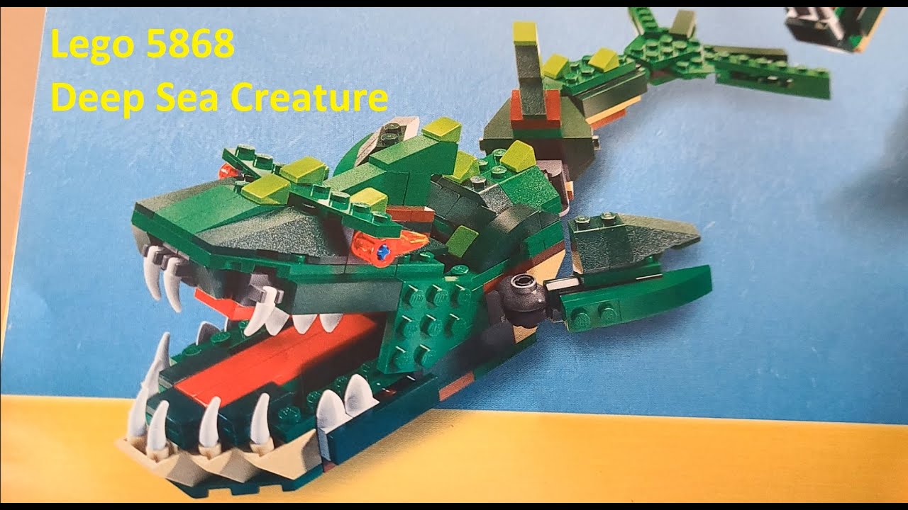 Lego 5868 Deep Sea Fish Build - YouTube