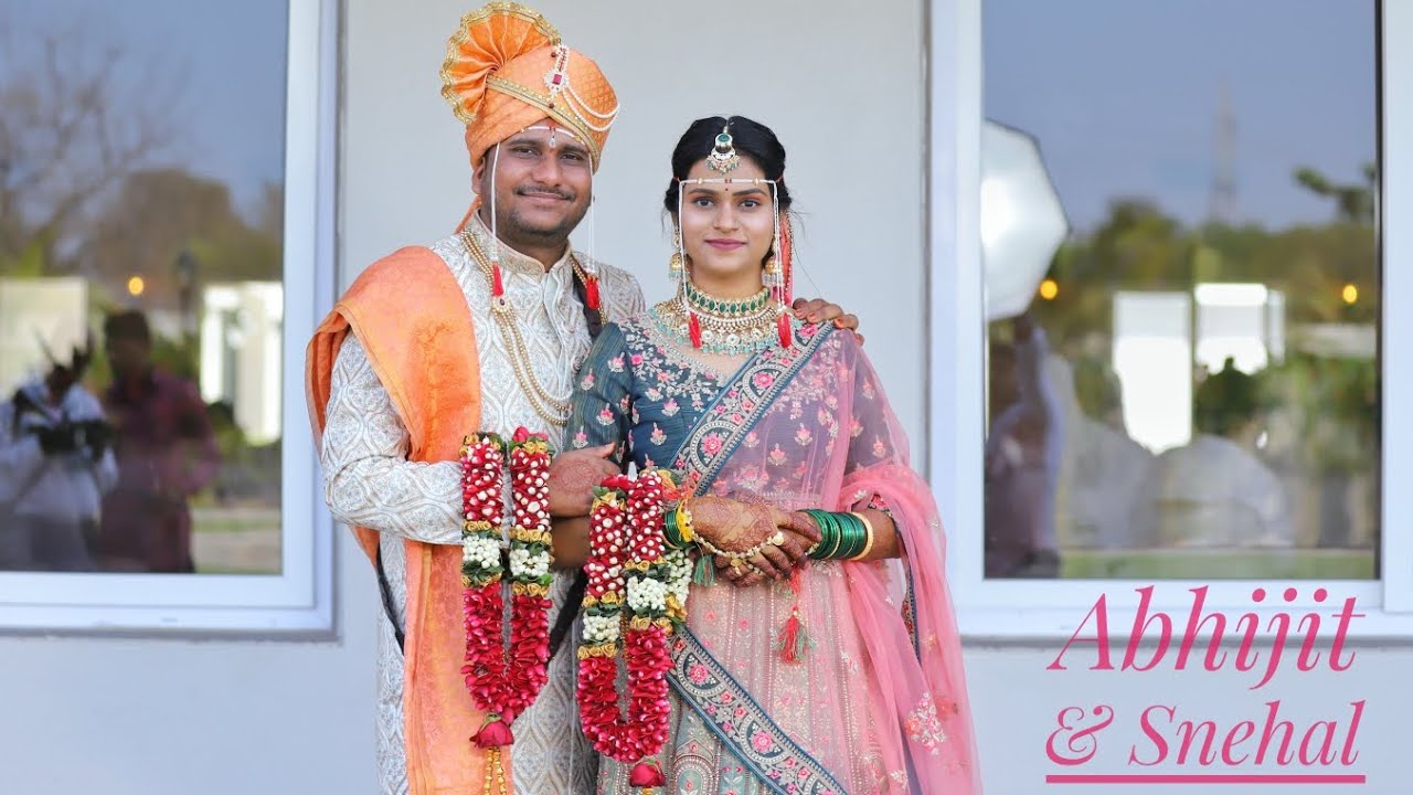 Abhijit & Snehal { wedding teaser } 2023 Rajlaxmi lawns parbhani - YouTube