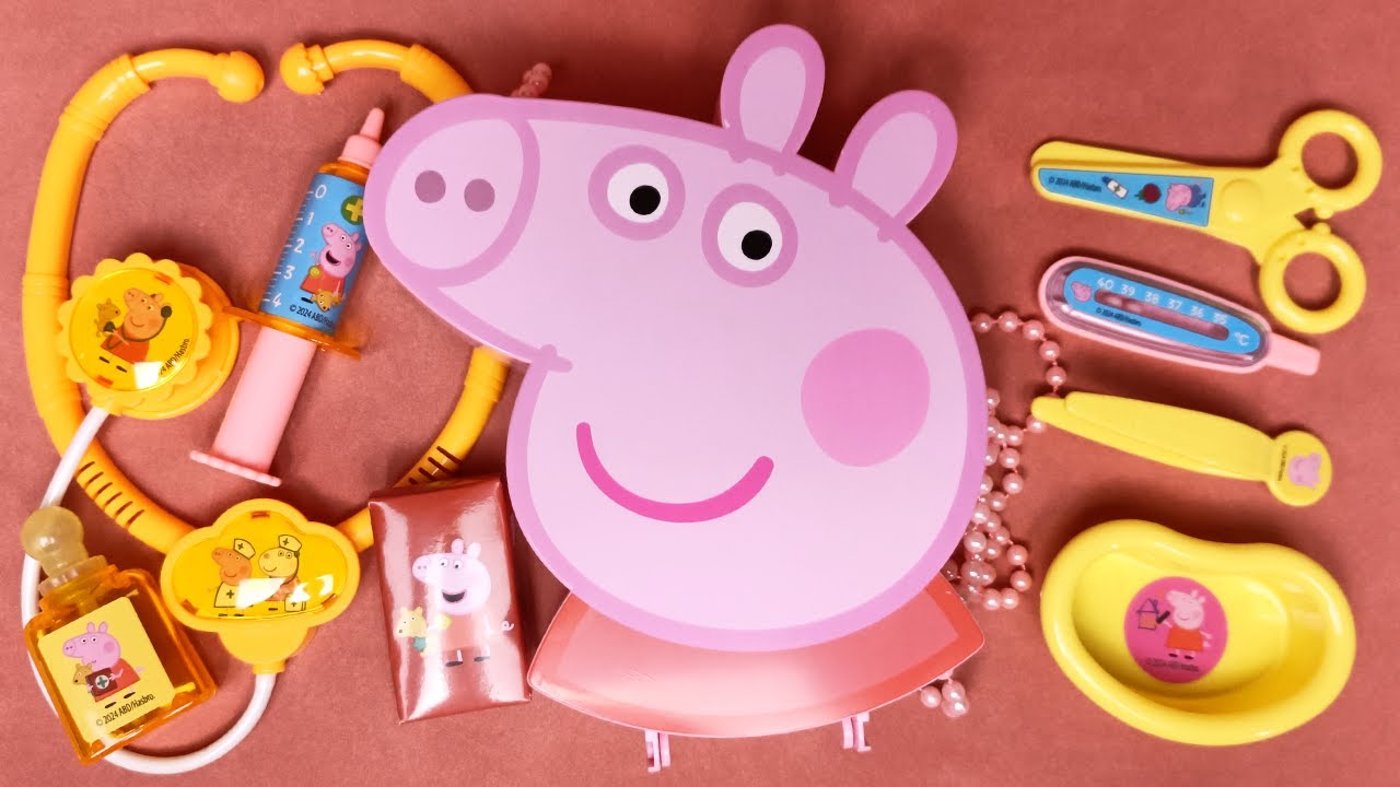 Peppa Pig Doctor Playset Satisfying with Unboxing Compilation Toys ASMR ...