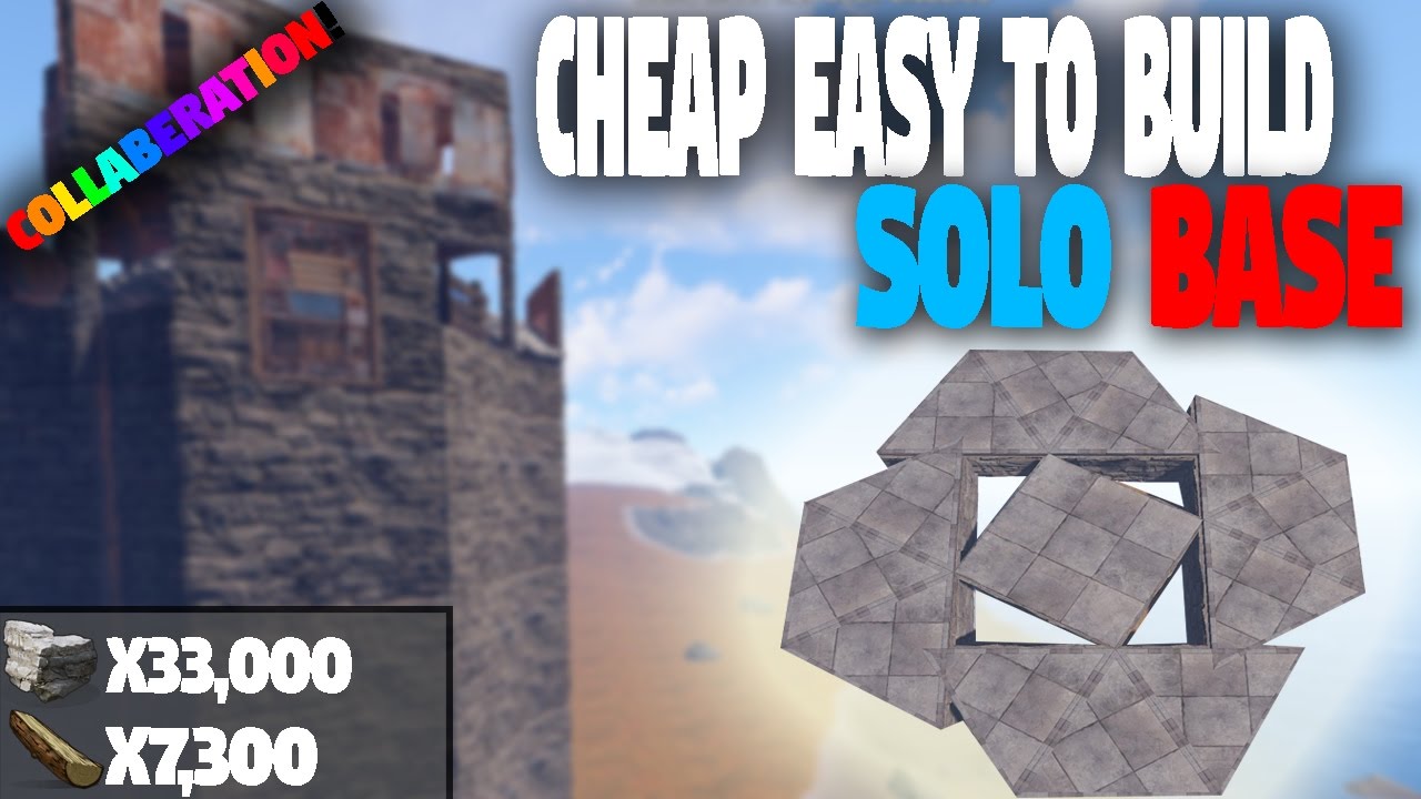 Rust Base | Strongest Cheap Solo Base (High Pop Vanilla) w/ Rhonda ...