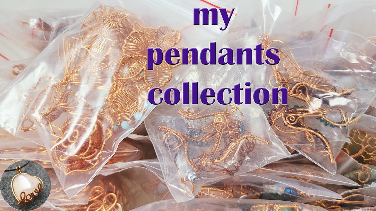 Sorting all the pendants | my jewelry collection @LanAnhHandmade 936 ...