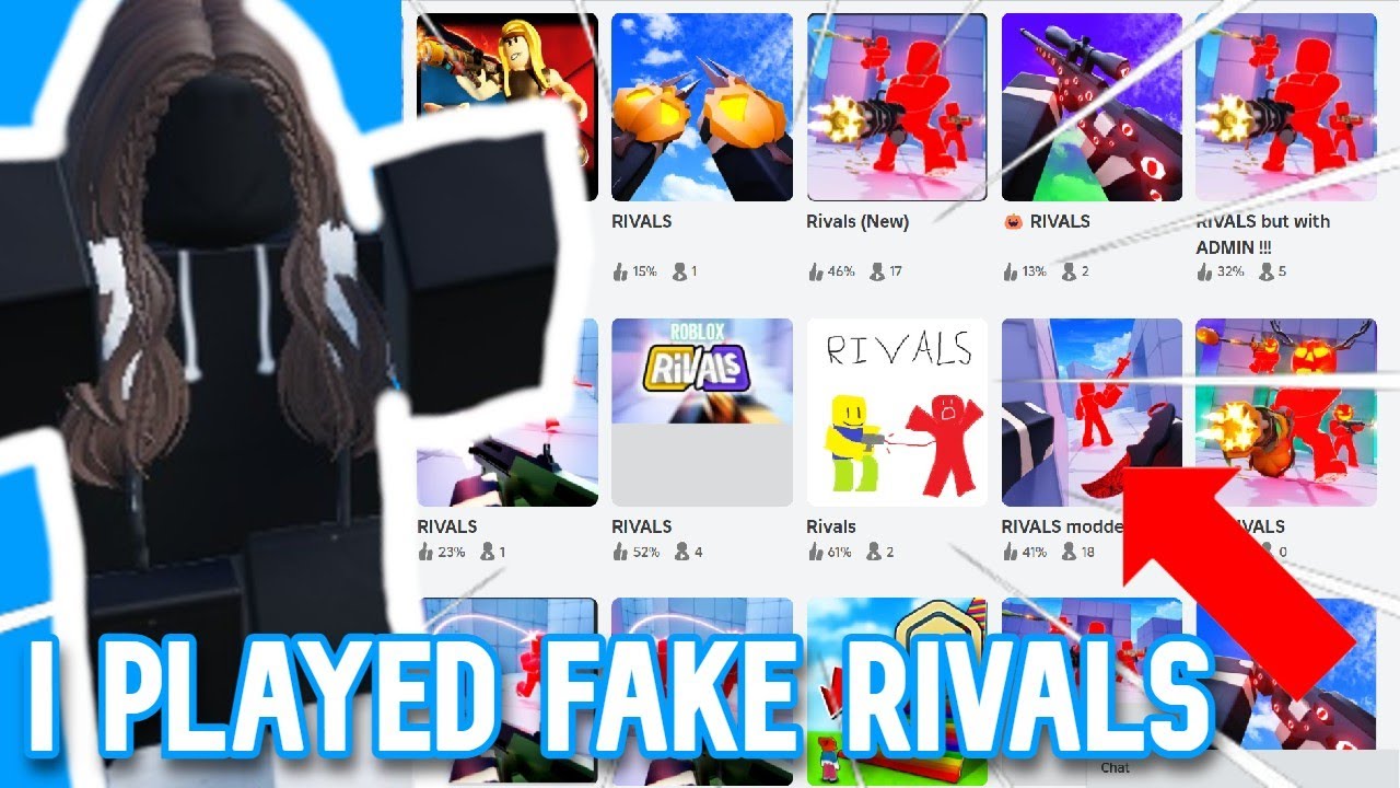 I PLAYED FAKE RIVALS - YouTube