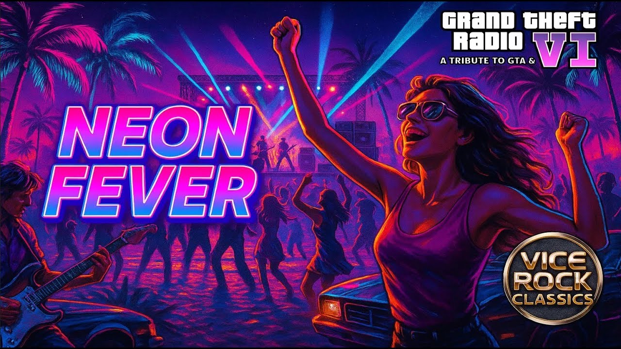 🎉Neon Fever | Vice Rock Classics | A tribute to GTA6 🎶 - YouTube
