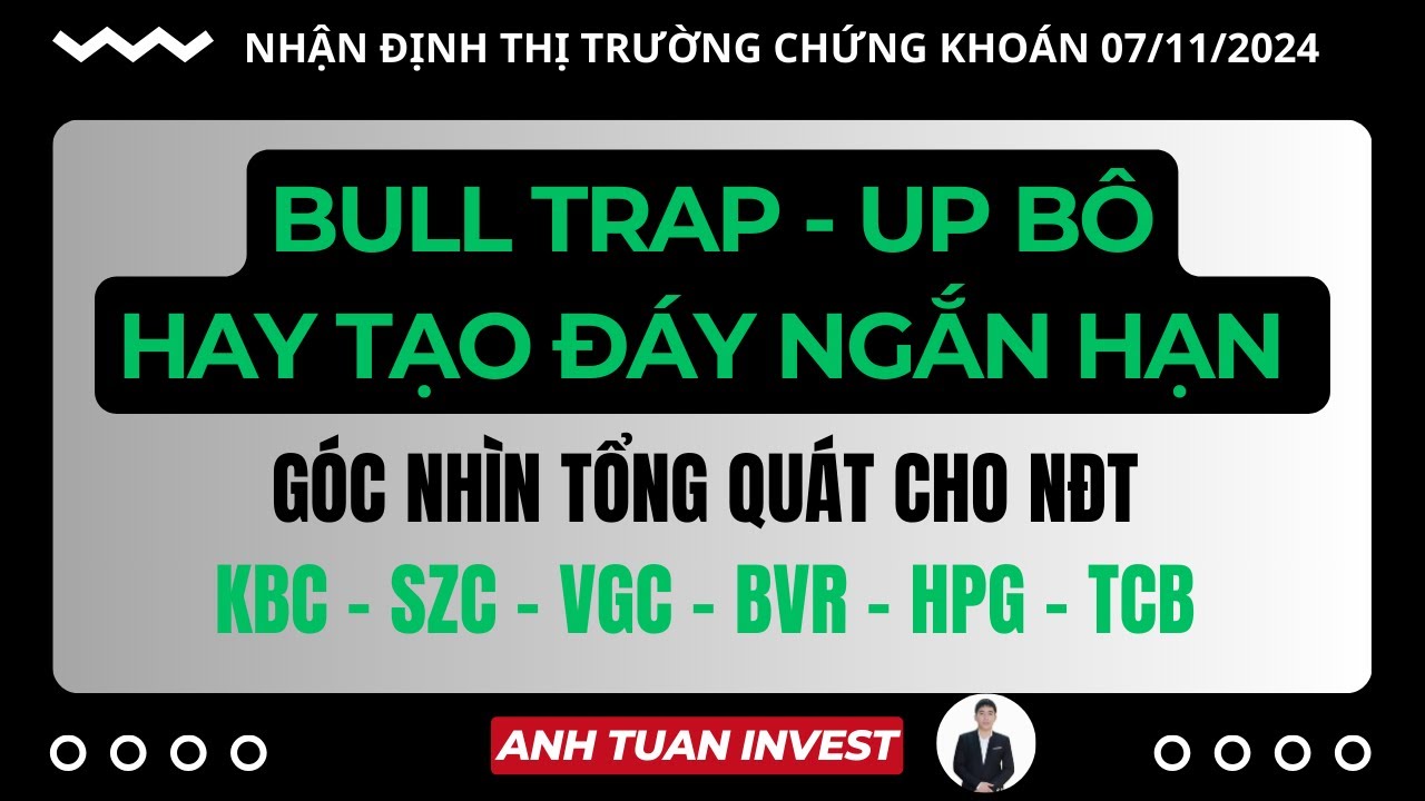 BULL TRAP ÚP BÔ HAY TẠO ĐÁY NGẮN HẠN