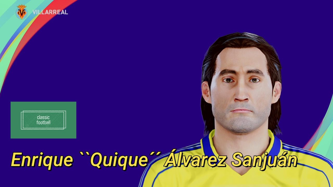 Enrique ``Quique´´ Álvarez Sanjuán -PES Clasico (Face, Body& Stats ...