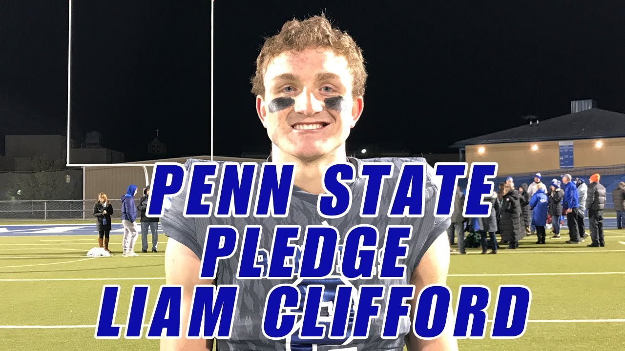Penn State Pledge Liam Clifford Talks with First Star Football Report ...