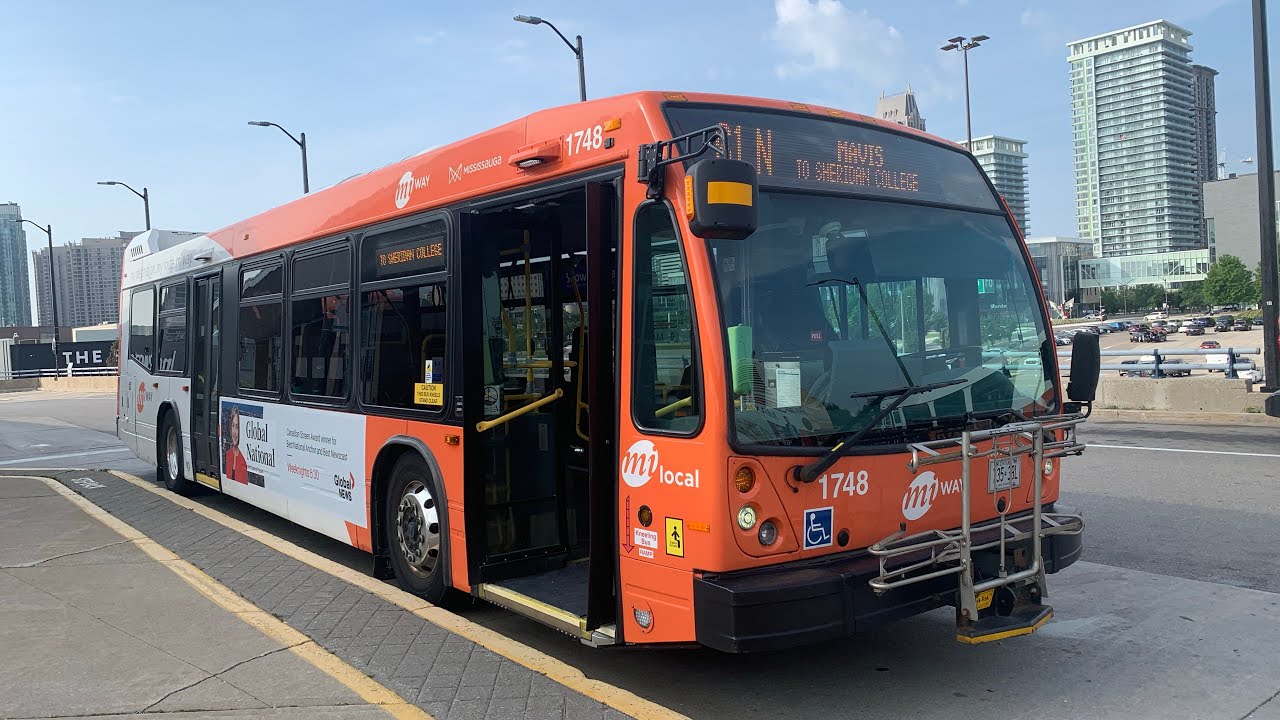 (ride) MiWay 2017 Novabus LFS 1757 | 2 hurontario - YouTube