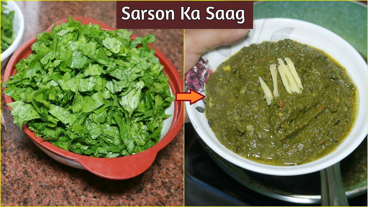 Sarson Ka Saag - Spicy & Tasty Saag Recipe - YouTube