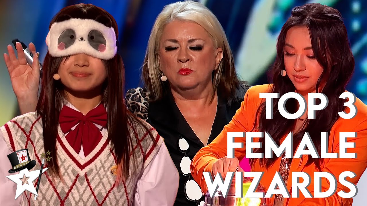 TOP 3 Female Wizards on America's Got Talent! - YouTube