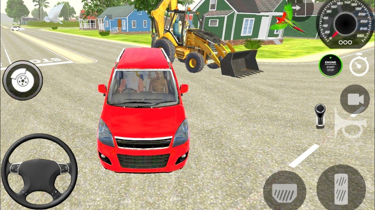 Indian car simulator 3D🚗💥gameplay 99||driving Maruti Suzuki Wagon ...