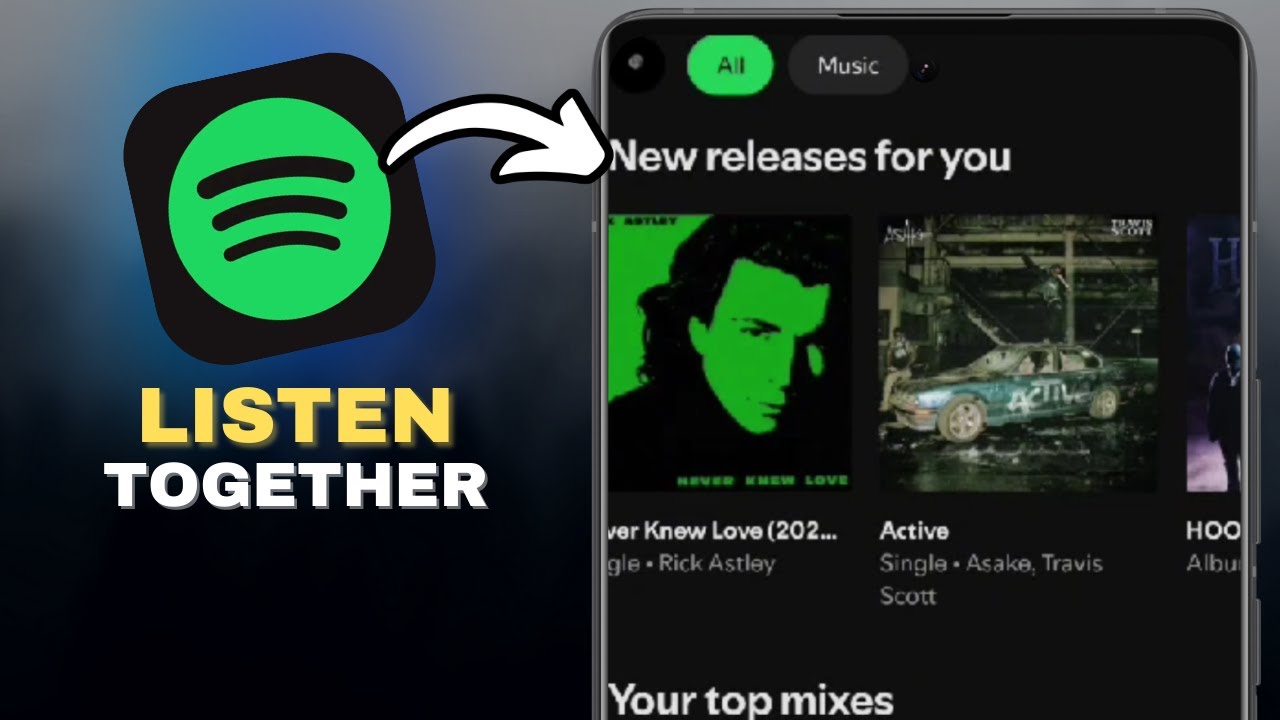 How to Listen Songs Together in Long Distance Relationship in Spotify ...