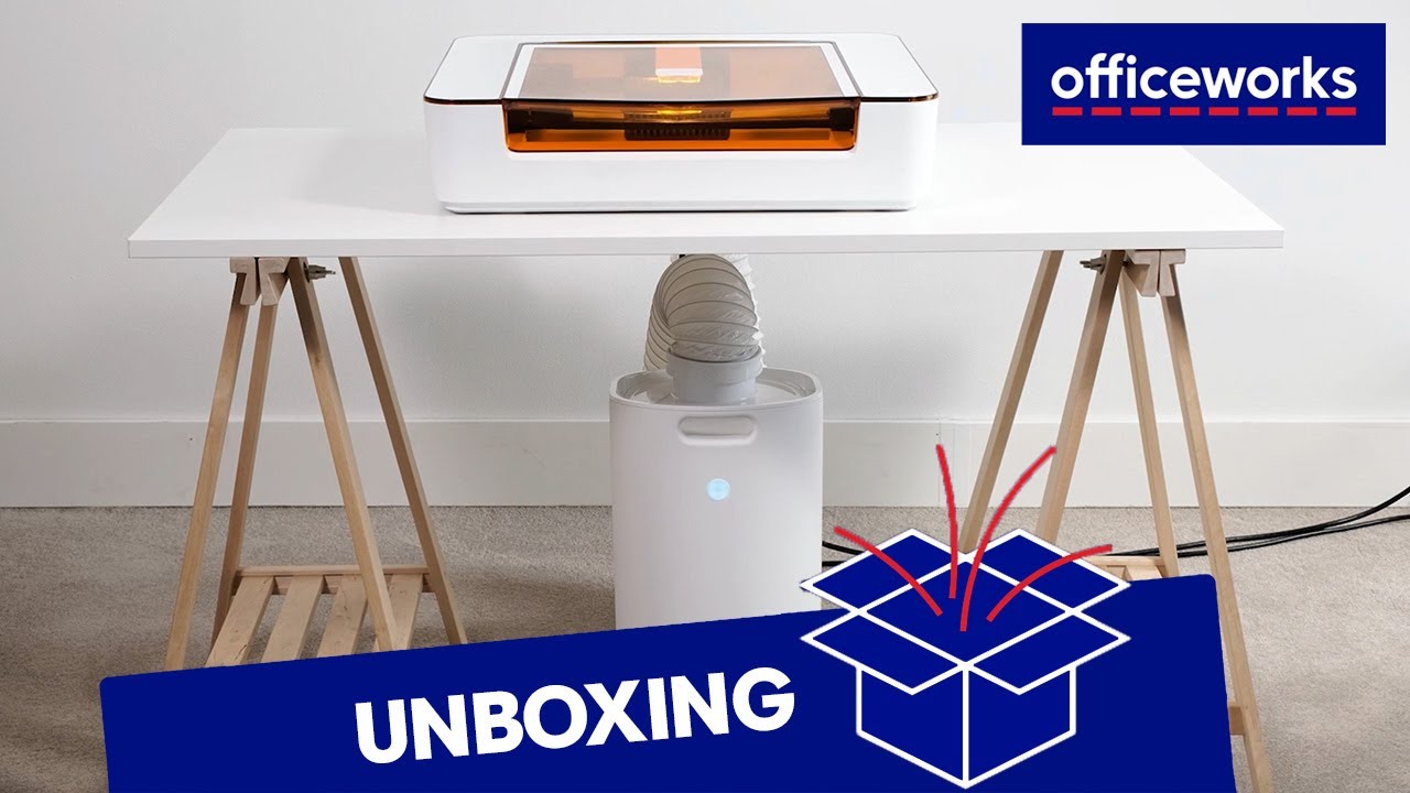 Unboxing and Setting Up Your Glowforge Personal Air Filter - YouTube