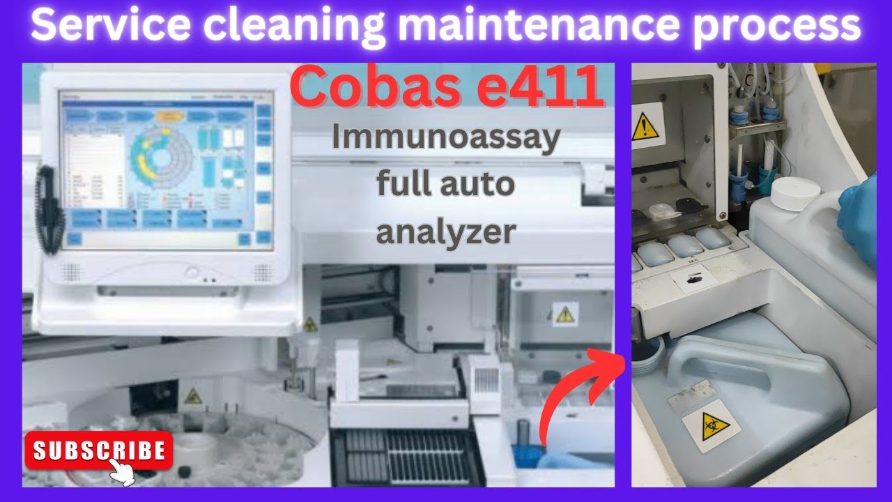 Service cleaning maintenance process in cobas e411 ...