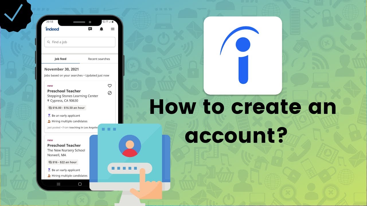 How to create an account on Ineed? - Indeed Tips - YouTube