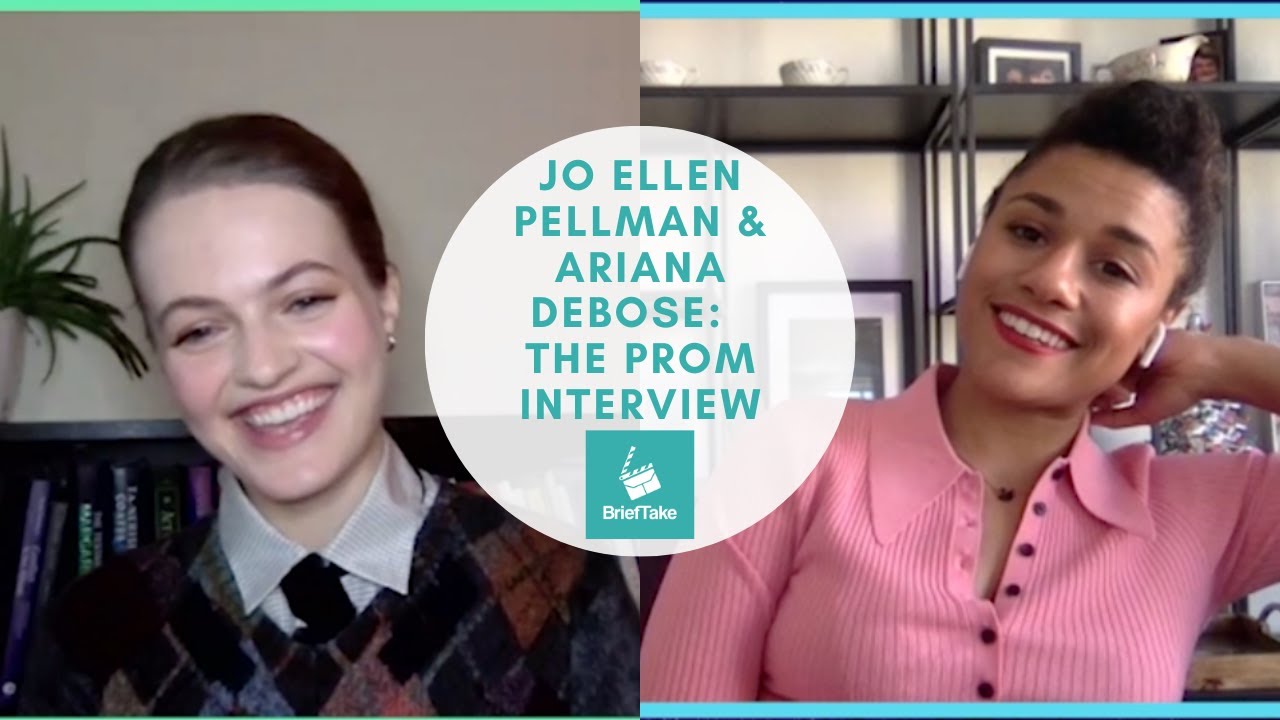 The Prom stars Jo Ellen Pellman & Ariana DeBose I Netflix Interview ...