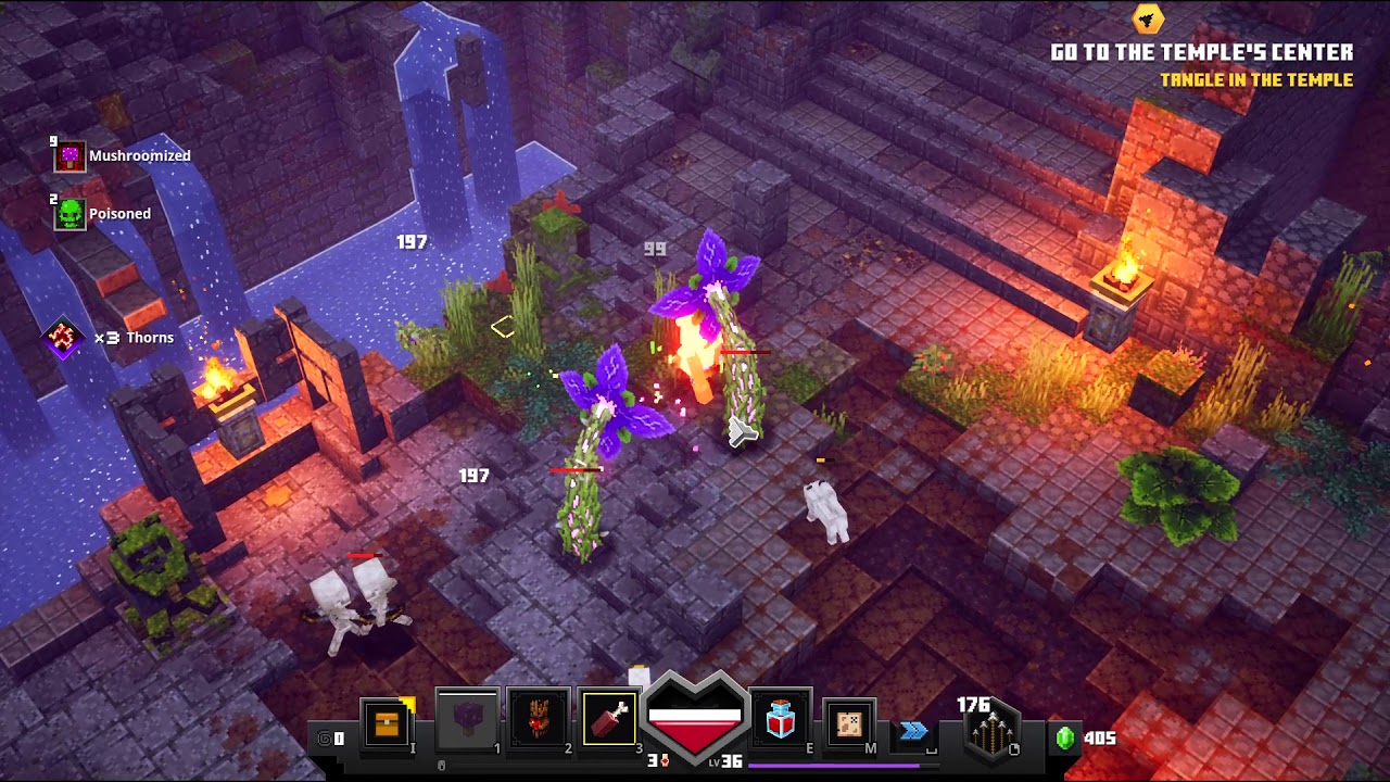 Minecraft dungeons jungle DLC part 3 absolute abomination - YouTube