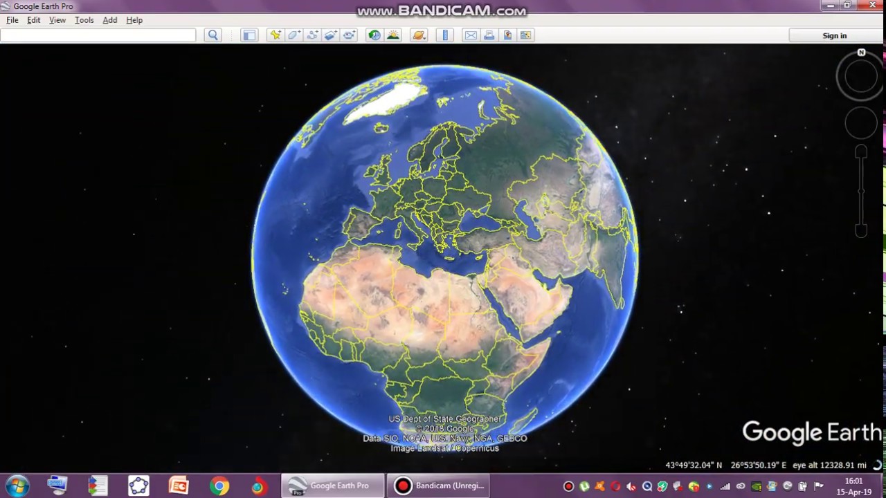 google earth 2019 - YouTube