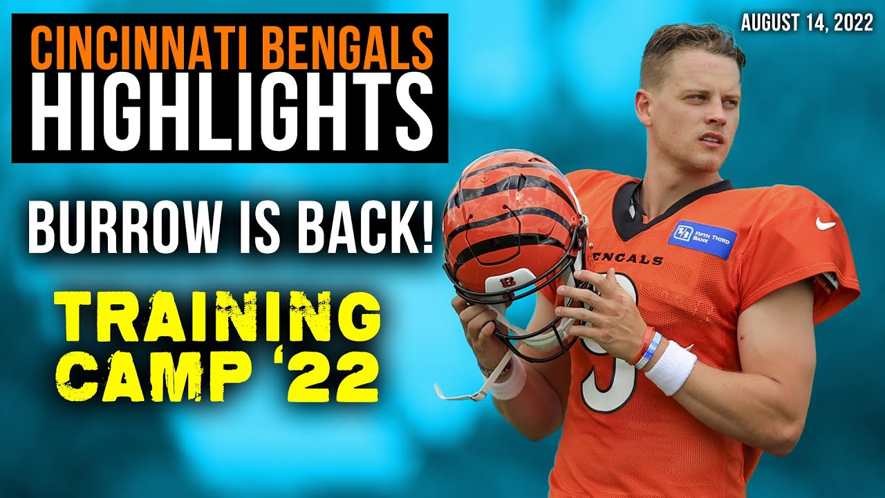 Bengals QB Joe Burrow is Back! | NFL Training Camp Highlights - YouTube