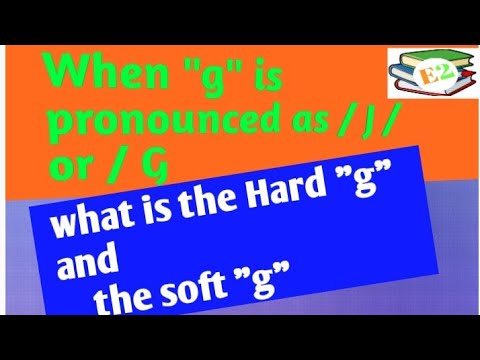 What is Hard "G" and Soft "g" | What is G rule? - YouTube