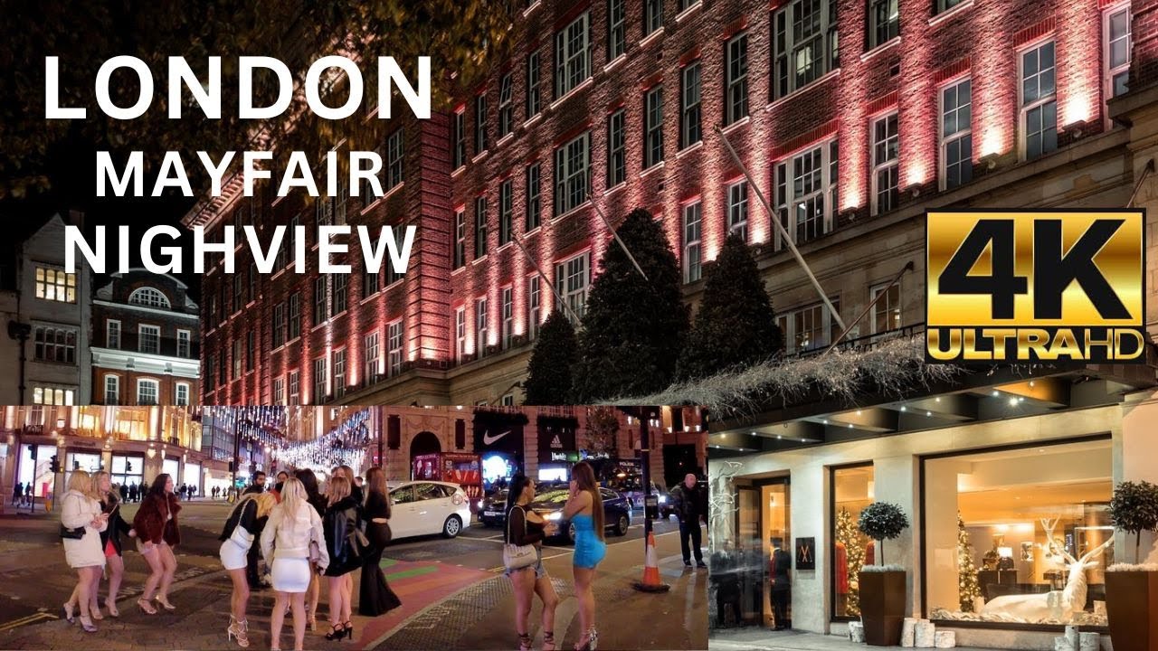 Central London 2023| London Mayfair Night 2023 | London [4K HDR] - YouTube