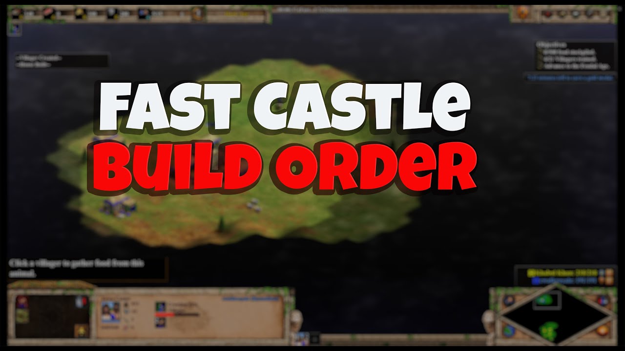AoE2 DE Fast Castle | Advanced Tutorial - YouTube