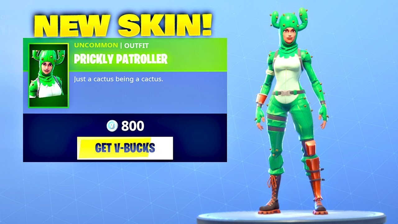 *NEW* PRICKLY PATROLLER SKIN! Fortnite ITEM SHOP [April 3, 2019 ...