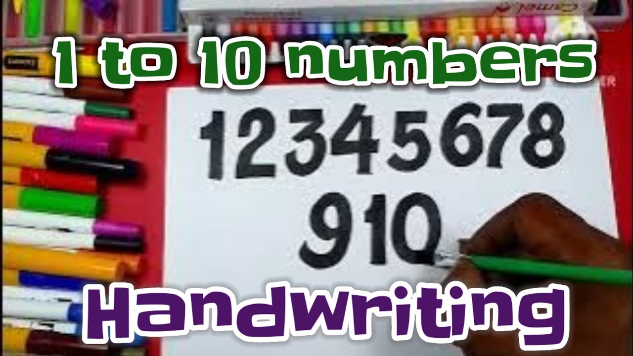 123 handwriting/1234 न. हैंडराइटिंग/ number handwriting/ छोटे बच्चों की ...