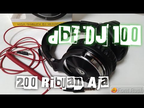 Unboxing Headphone DBE DJ 100 | Harga 200 Ribuan - YouTube