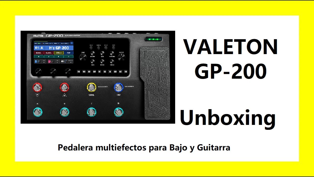 🎸Valeton GP-200 Unboxing 🎸 - YouTube