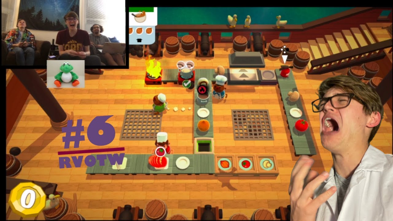 SHIP FIRE?? RV of the Week 6! Overcooked with friends! - YouTube