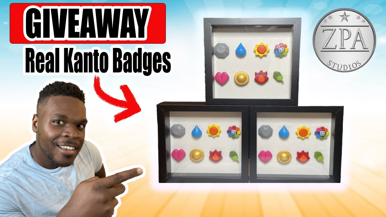 I Made real Life Kanto Gym Badges! Plus Giveaway! - ZPA Studios ...