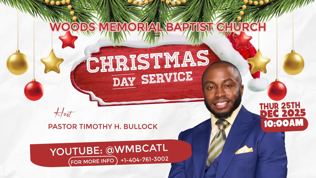 WMBC Christmas Day Service | Pastor Timothy H. Bullock - YouTube