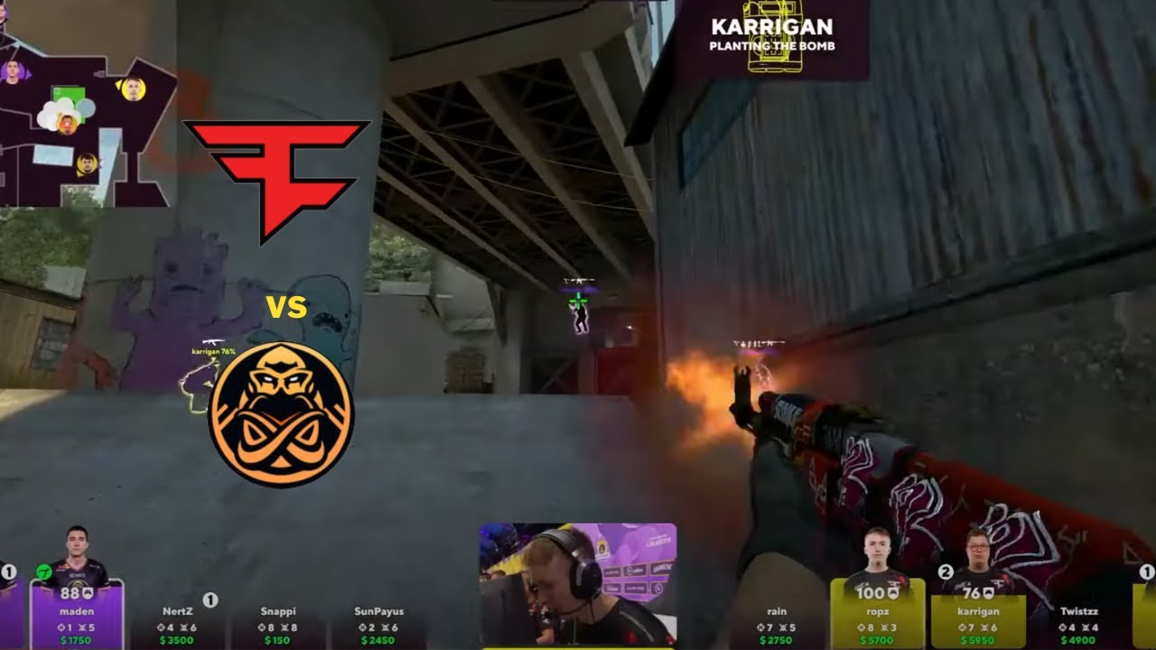 FaZe vs ENCE - MATCH FOR LEGENDS STAGE! - HIGHLIGHTS - BLAST.tv Paris ...