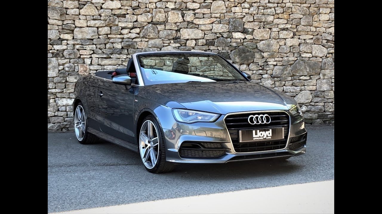 AUDI A3 1.4 TFSI 150 S Line Cabriolet - YouTube