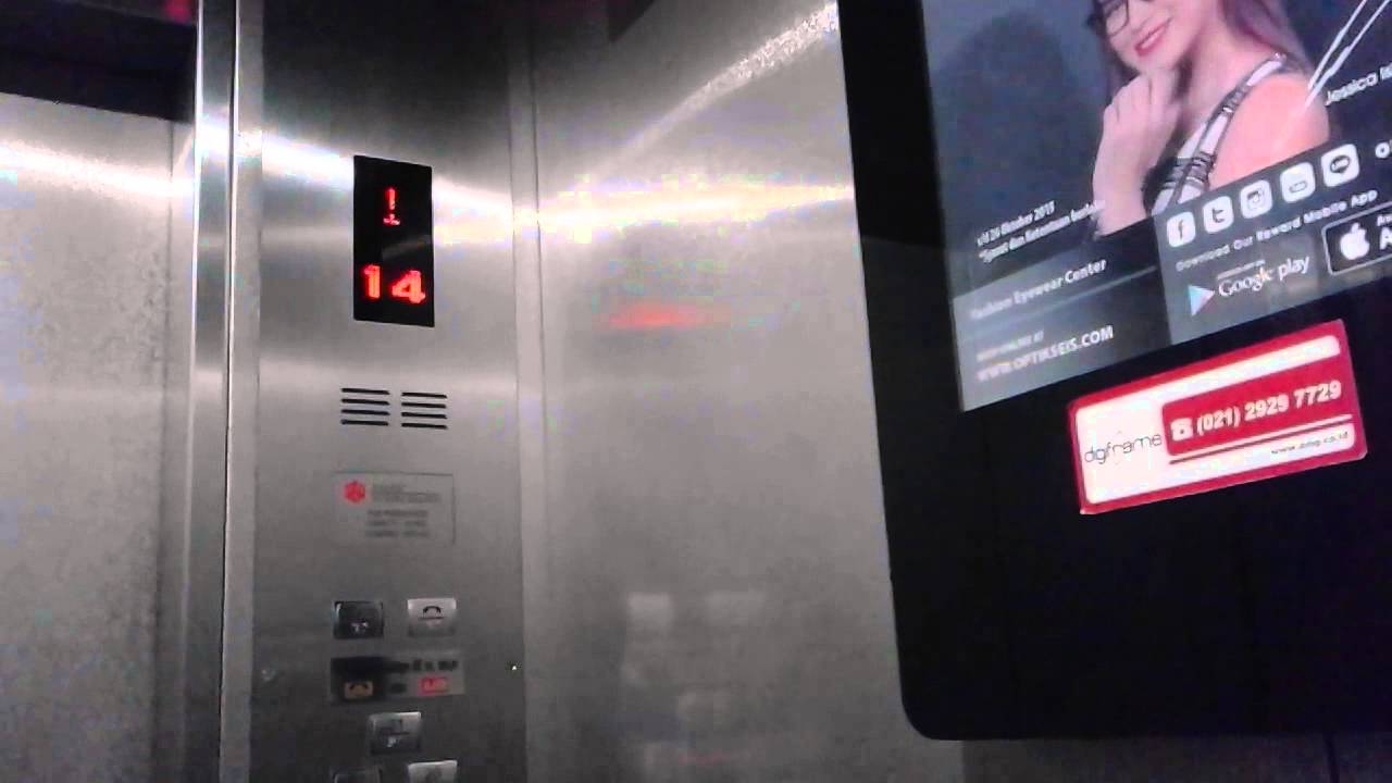 Sanyo Yusogi Kogyo Traction High Speed Elevators at BRI Hayam Wuruk, Jakarta - YouTube